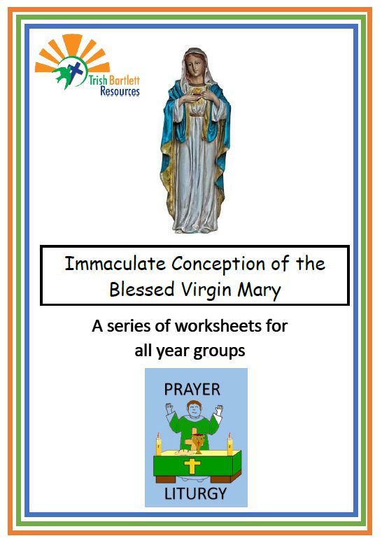 Immaculate Conception of the Blessed Virgin Mary worksheets - EB-PLS220